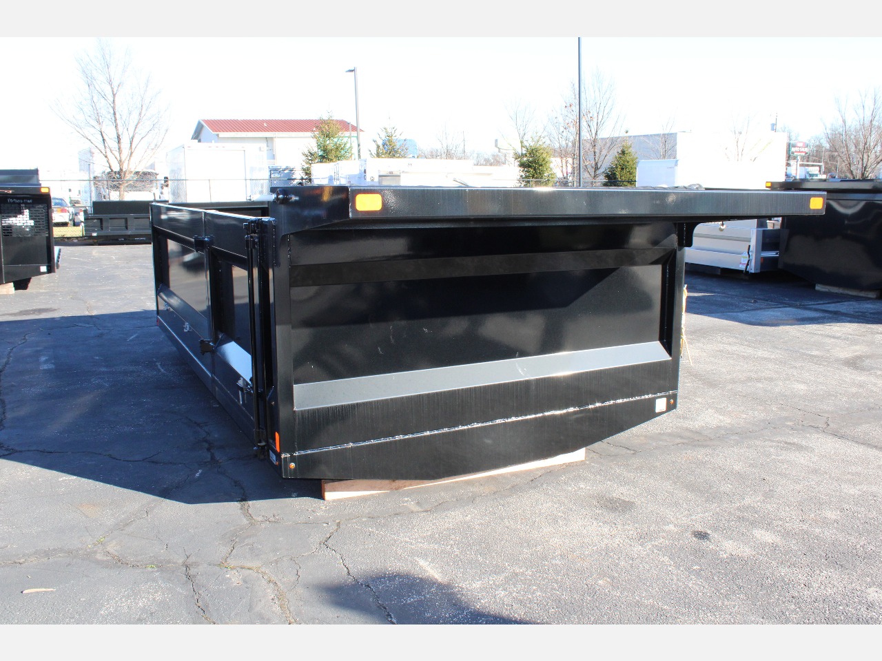 SH TRUCK BODIES 14FT. STEEL LANDSCAPE DUMP BODY FOR SALE #13569