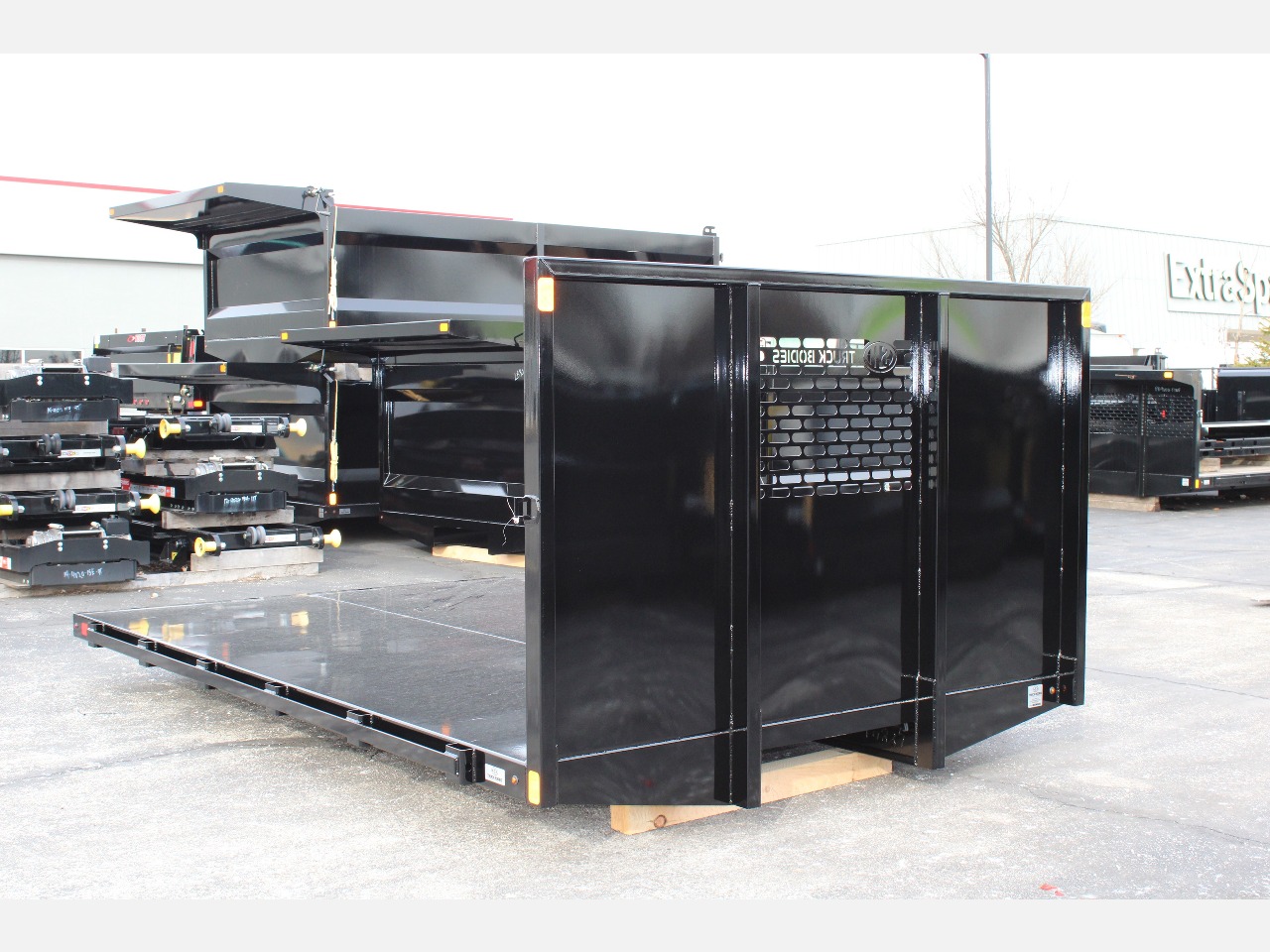 SH TRUCK BODIES PB9600-14-HB FLATBED BODY FOR SALE #14628