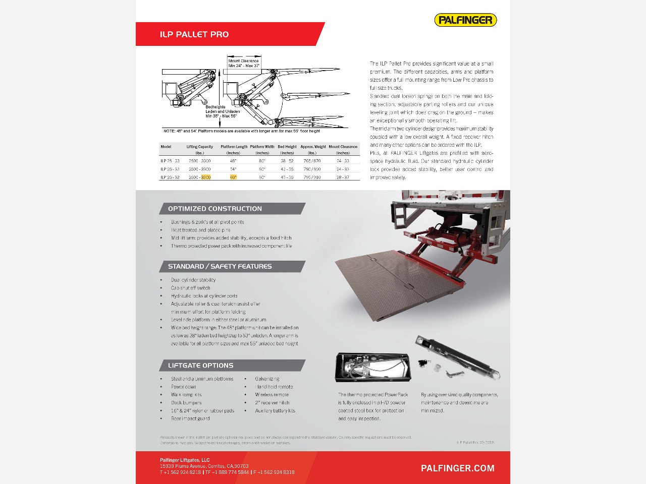 PALFINGER ILP33 LIFT GATE FOR SALE #14829