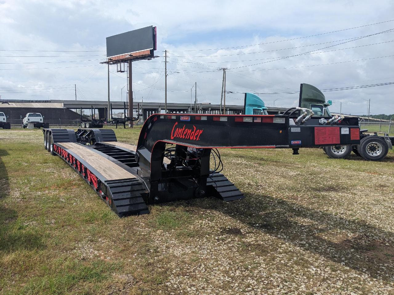 2026 PITTS 55 TON DETACH LB55-22DC LOWBOY TRAILER FOR SALE #3737